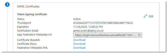 Configuring SSO - Microsoft Office 365 or Microsoft Entra (Azure) – Eploy